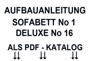 Aufbauanleitung Dauerschlafsofas - Sofadepot