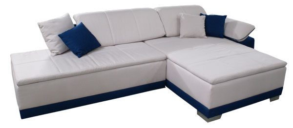 Boxspring Ecksofa mit Schlaffunktion - Sofadepot