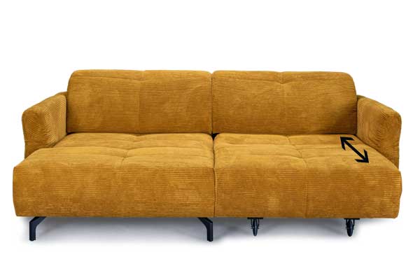 Cord Sofa Schlaffunktion - viele Farben.