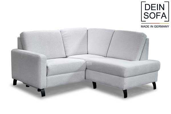 Kleines Ecksofa mit Relaxfunktion - Federkern