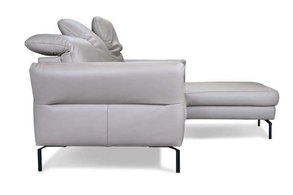 Leder Ecksofa beige - Sofadepot