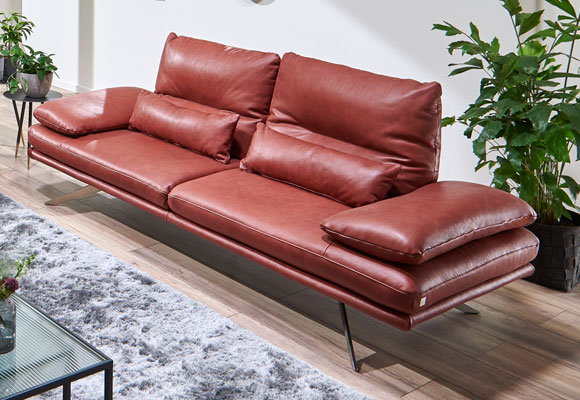 Ledersofa 2-Sitzer. – Günstig in Leder Francis