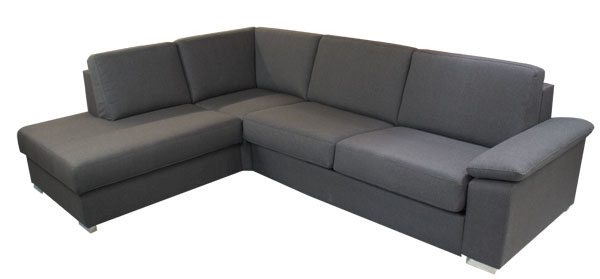 Bettsofa als Ecksofa. - Sofadepot