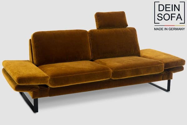 Hochwertiges Samt Sofa - Made in Germany