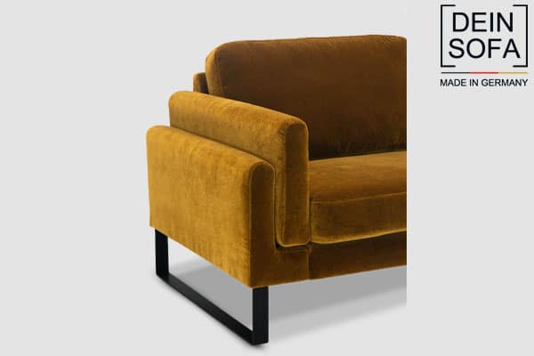 Hochwertiges Samt Sofa - Made in Germany