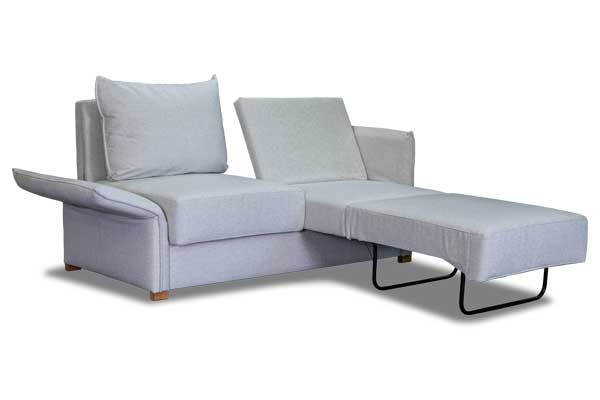 Leder Ecksofa beige - Sofadepot