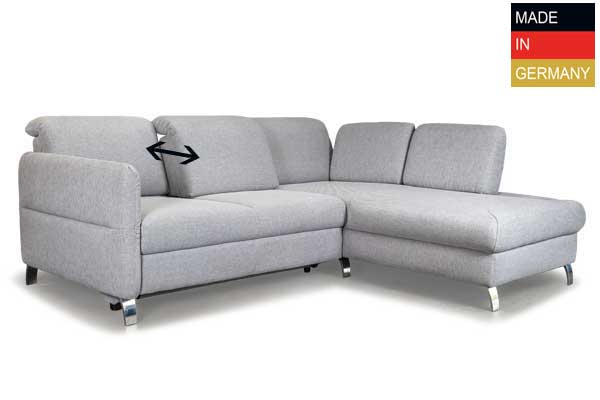Ecksofa für kleine Wohnzimmer - Made in Germany